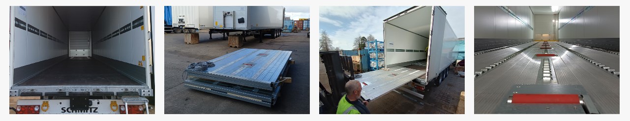 Motorized roller loading system - Forankra