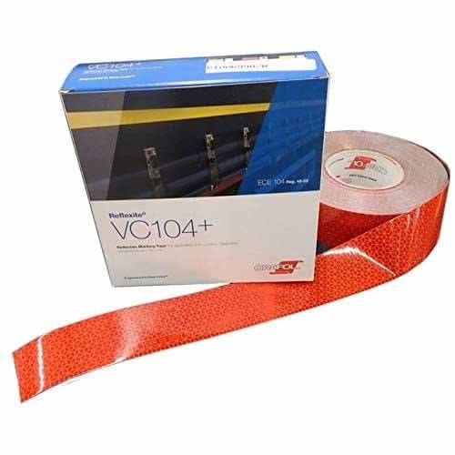 Rigid red reflective sheeting 50mm | Forankra